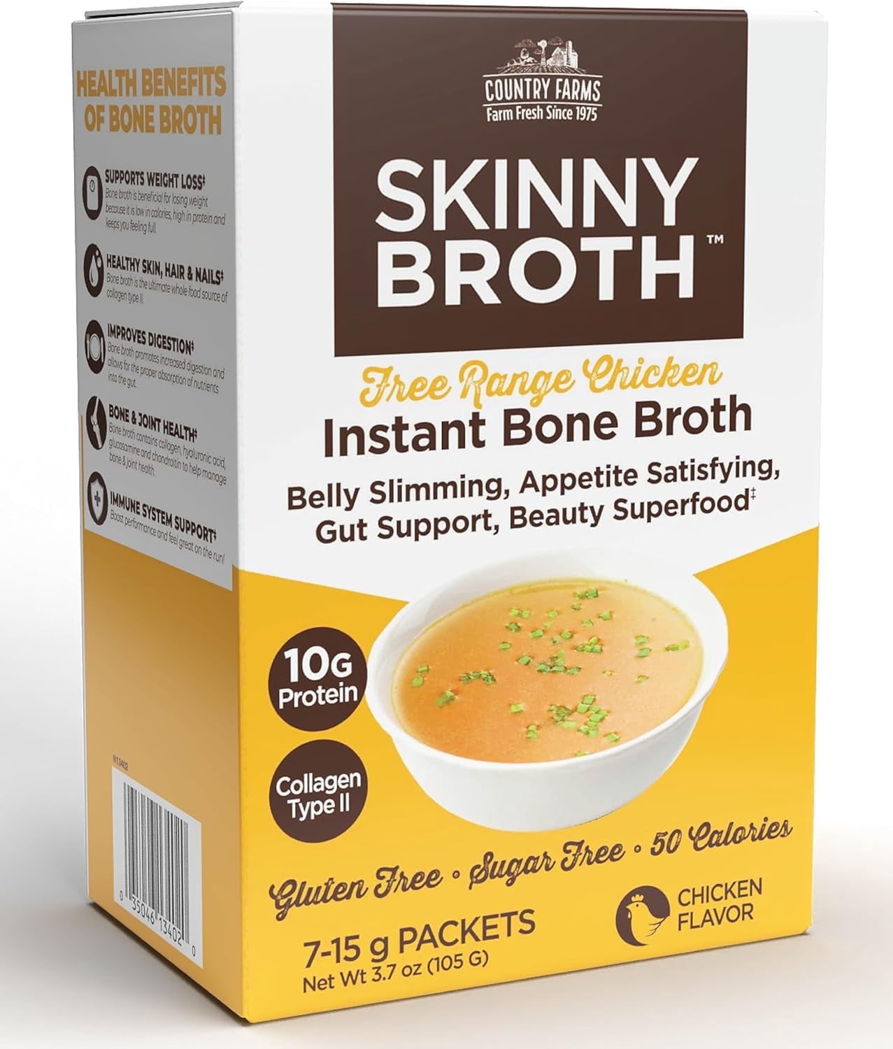 Skinny Broth 7-Day Plan, Instant Bone Broth, Chicken Broth, Bone Broth ...