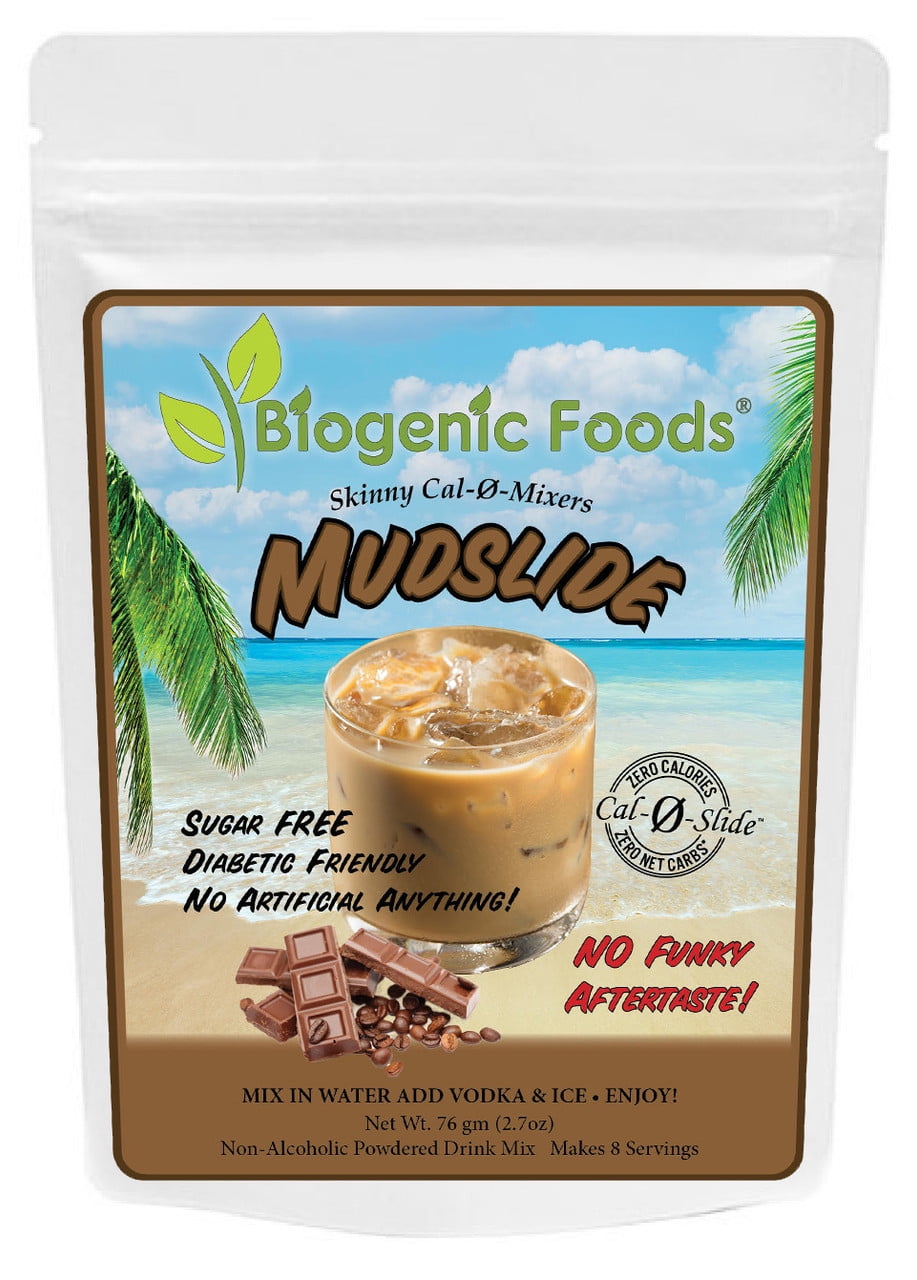Skinny Cal-0-Slide All Natural Zero Calorie Mocha Cocktail Mix Powder ...