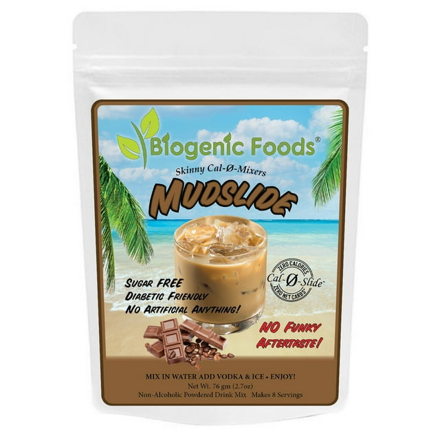 Skinny Cal-0-Slide All Natural Zero Calorie Mocha Cocktail Mix Powder ...