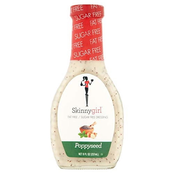 Skinny Girl Poppyseed Dressing - 8 fl oz, Pack of 3 - Walmart.com