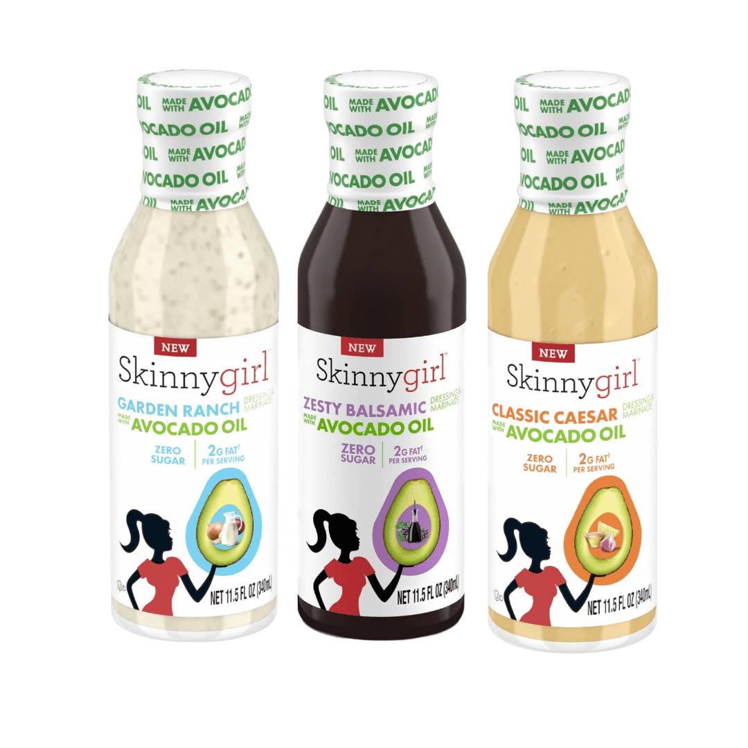 Skinny Girl Zero Sugar Salad Dressing and Marinade Variety Pack ...