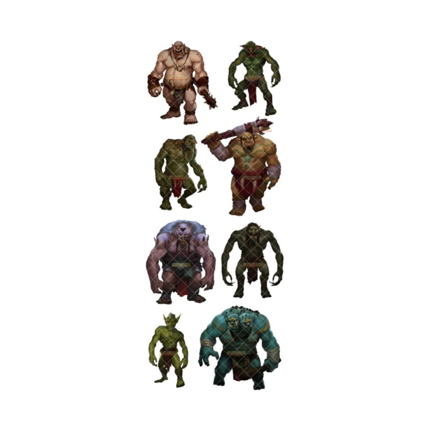 Skinny Minis Ogres & Trolls New - Walmart.com