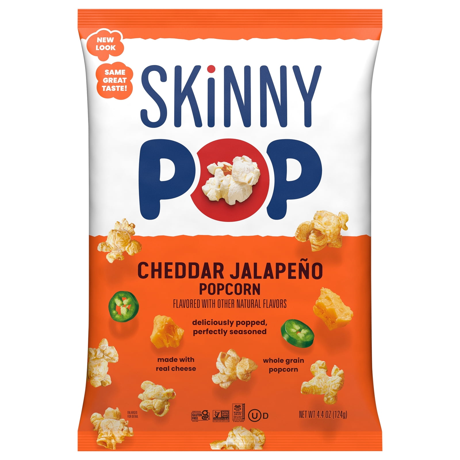 Skinny Pop Popcorn Jalapeno Cheddar (12 Pack) 4.4 oz - Walmart.com