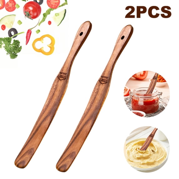 Skinny Spurtle, Handmade Wooden Kitchen Utensils, Ergonomic Spatula for ...