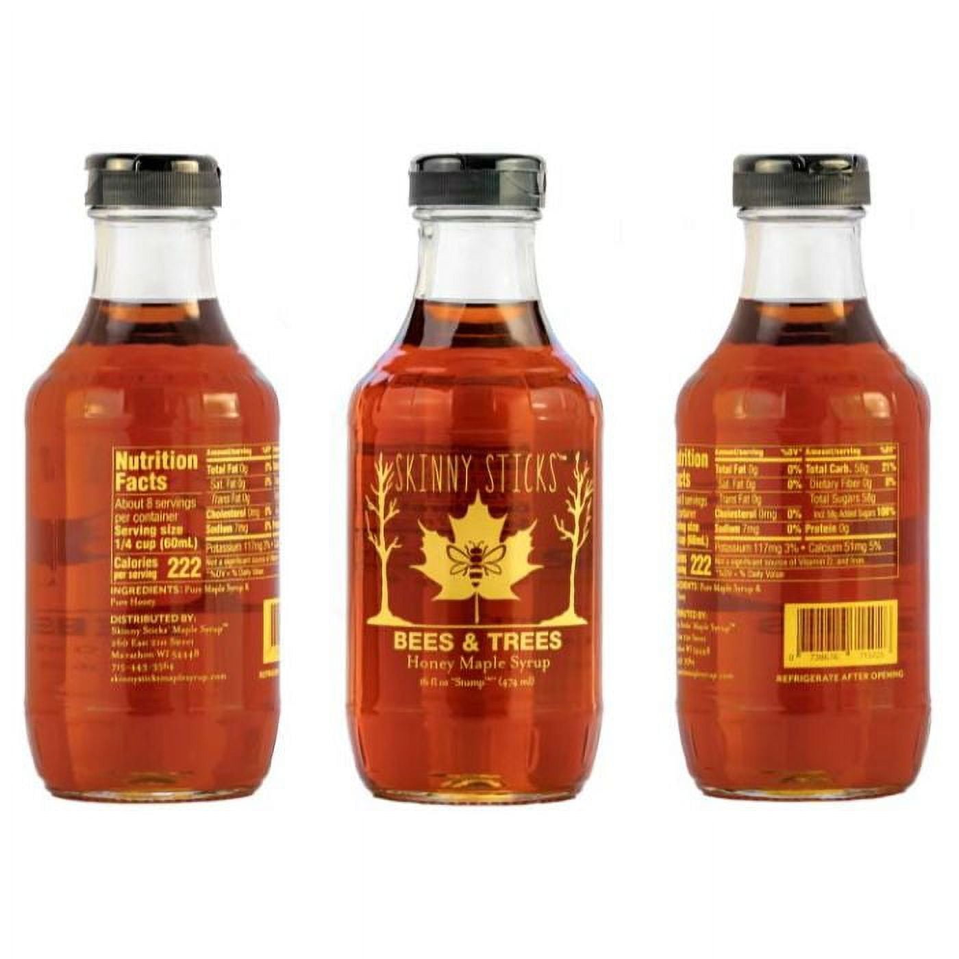 Skinny Stick Syrup Maple Honey Blend 16 Fo - Pack Of 6 - Walmart.com