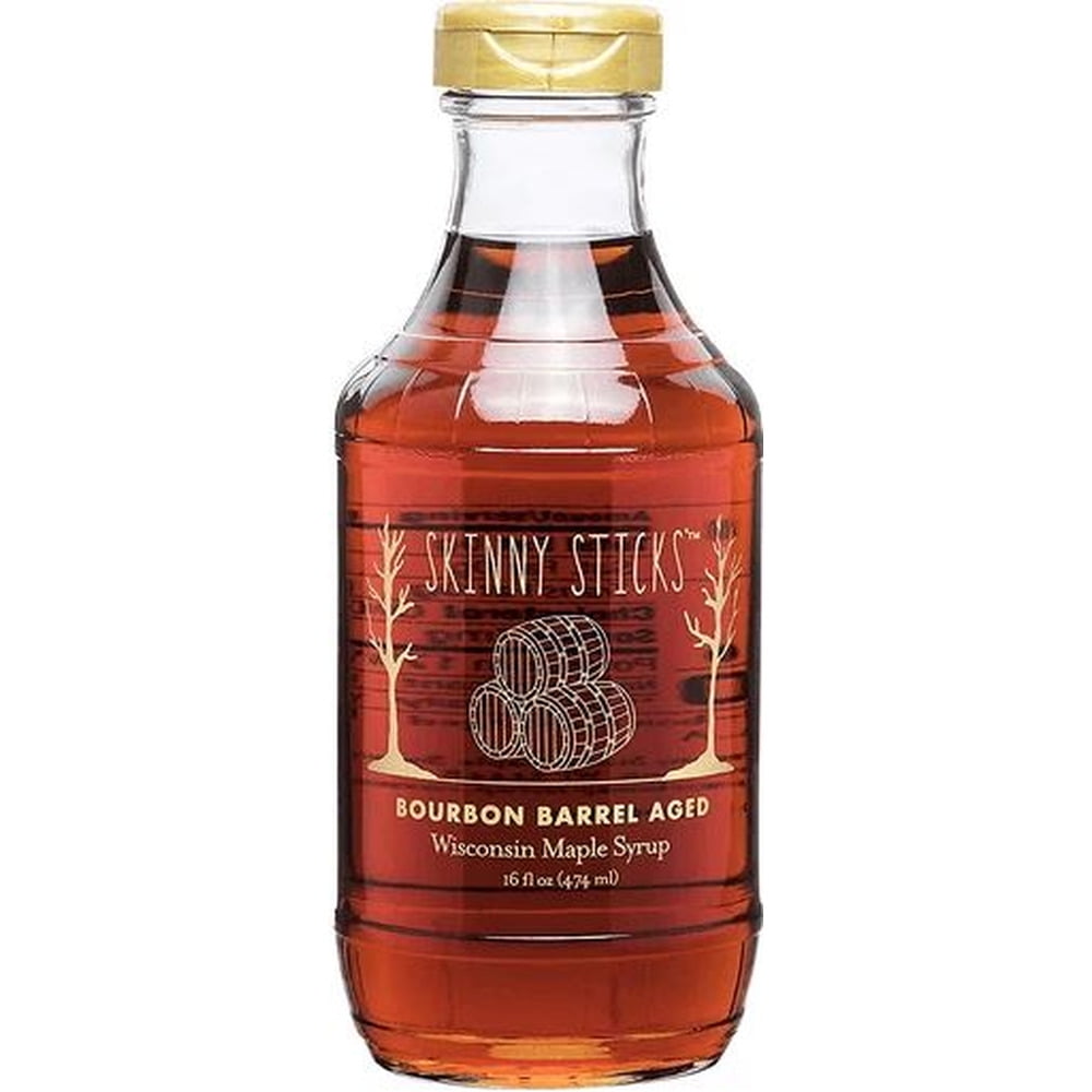 Skinny Sticks Pure Maple Syrup, 16 fl oz (Pack of 8) - Walmart.com