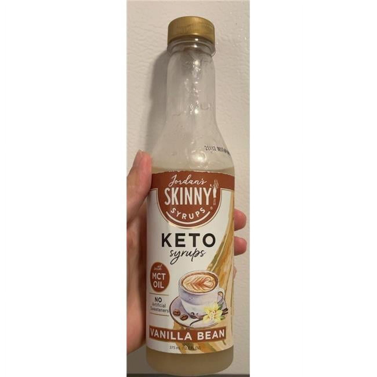 Skinny Syrups 400759 12.7 fl oz Vanilla Bean Coffee Syrup with MCT ...