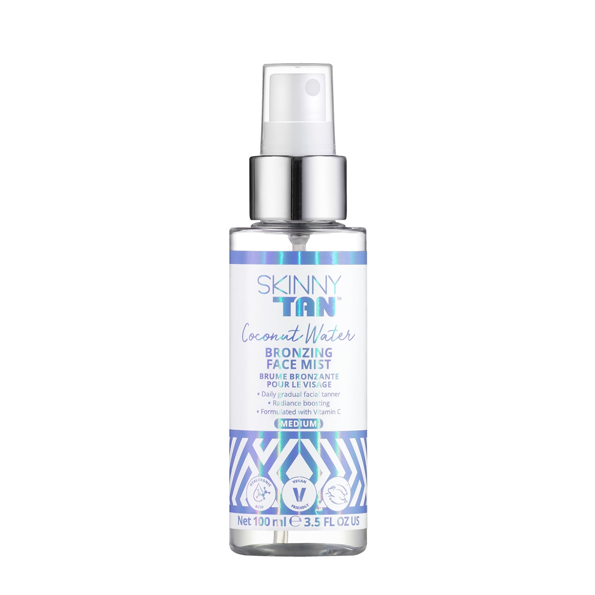 Skinny Tan Coconut Water Bronzing Face Mist, Self Tanner, Medium, 3.5 ...