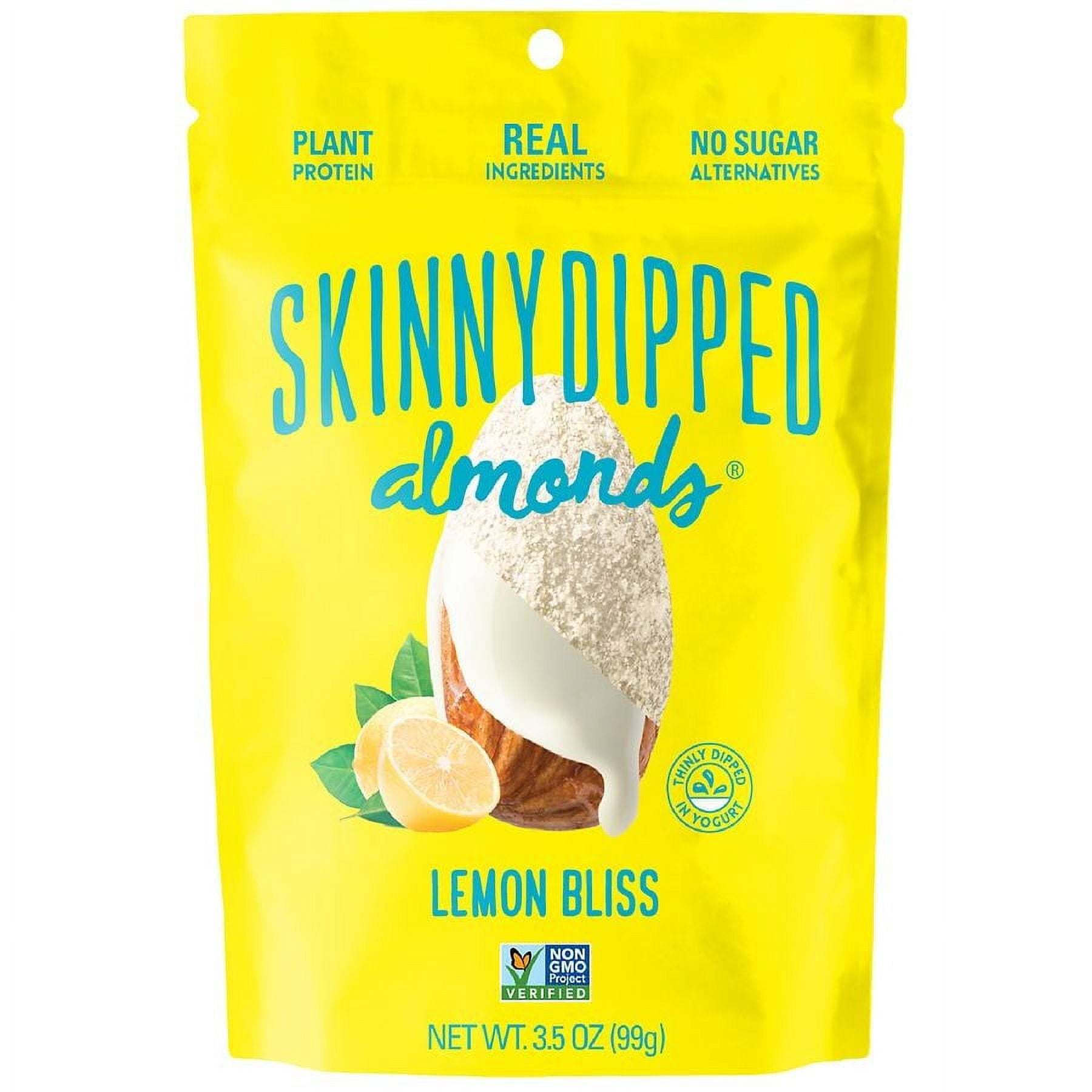 SkinnyDipped Almonds, Lemon Bliss 3.5 oz Pack of 2 - Walmart.com