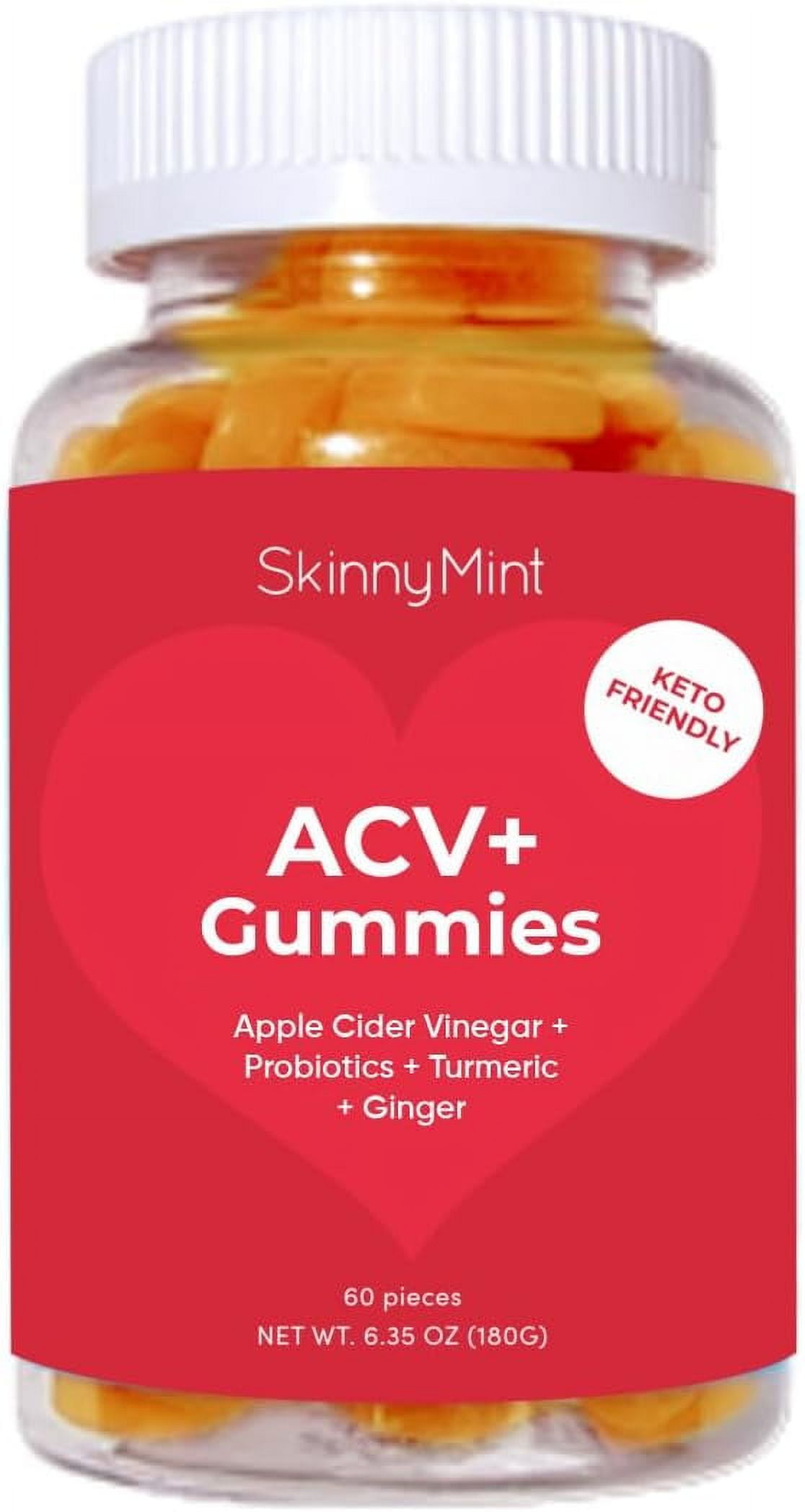 SkinnyMint Super ACV Gummies, 4-in-1 Unique blend of Apple Cider ...
