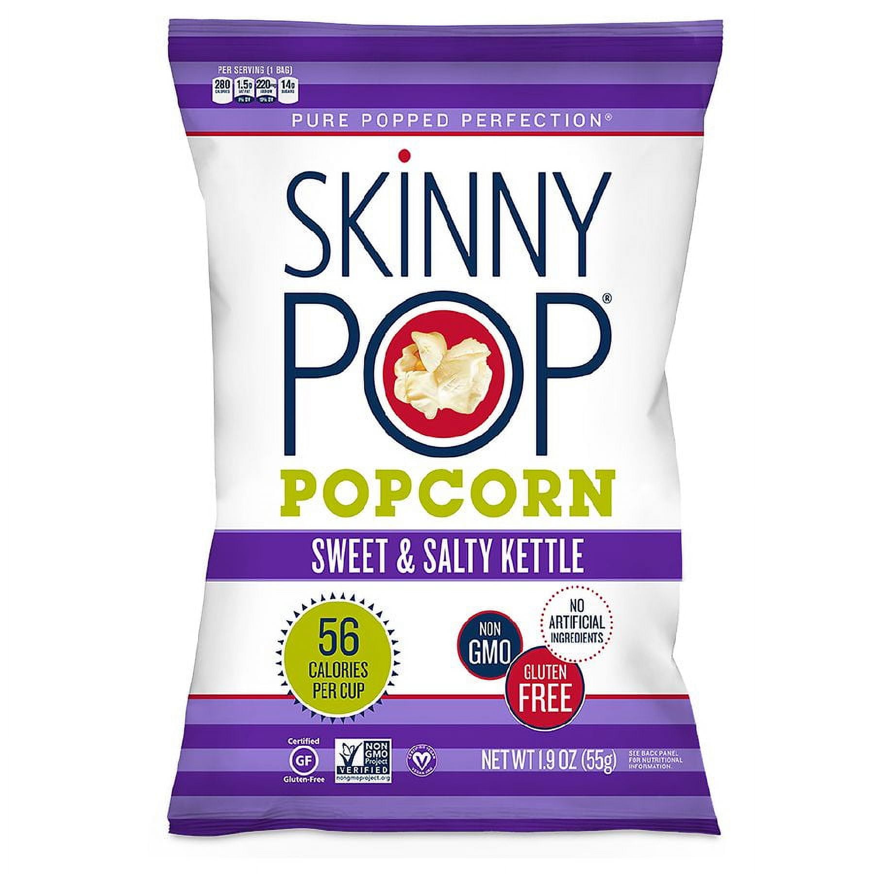 SkinnyPop Kettle Popcorn, 1.9 oz Pack of 2, Simple and Clean ...
