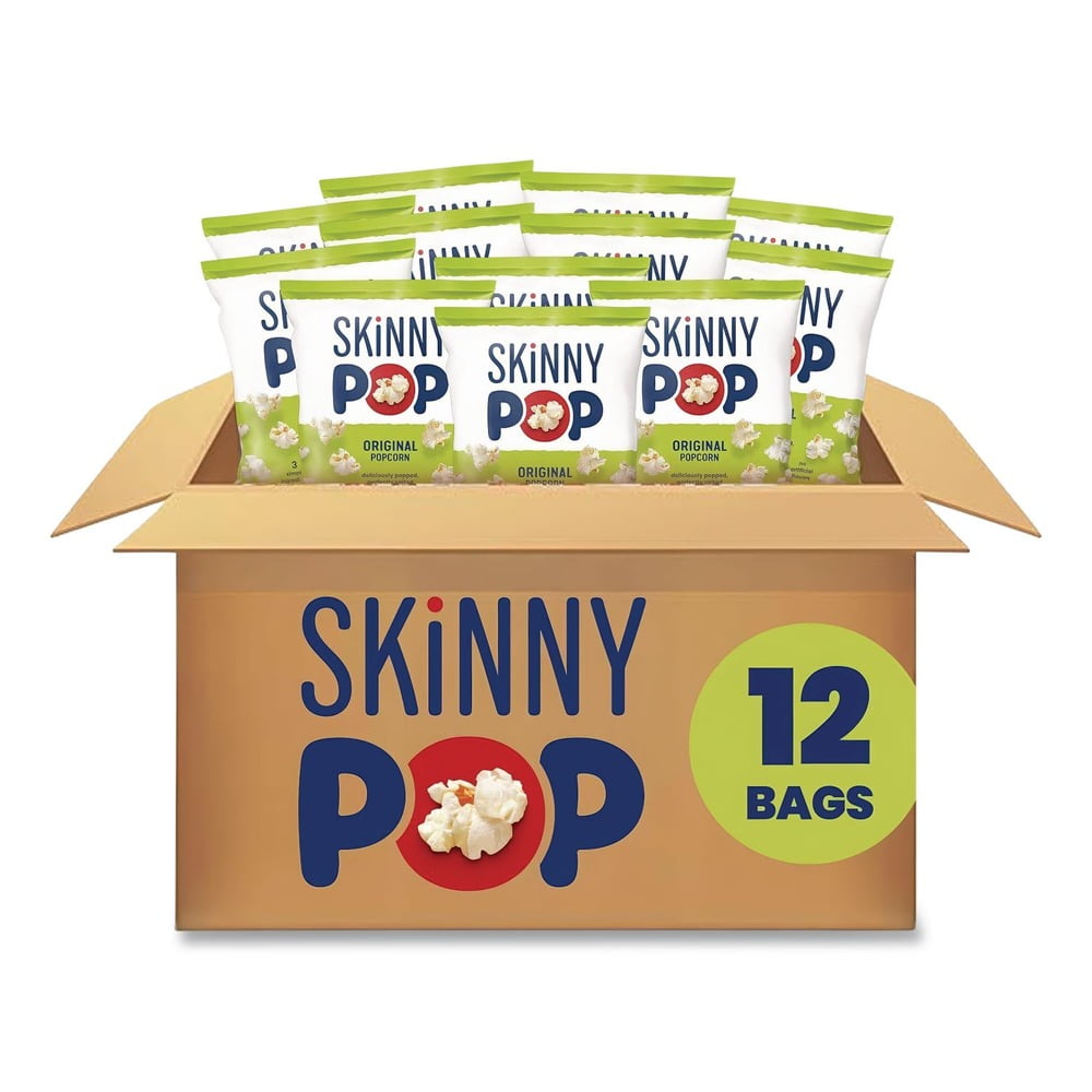 SkinnyPop Popcorn SKP00408 1 oz Bag Popcorn - Original (12/Carton ...