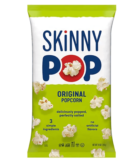 SkinnyPop Pre-Popped Popcorn – Low Calorie, Gluten-Free, 14 oz Bag ...