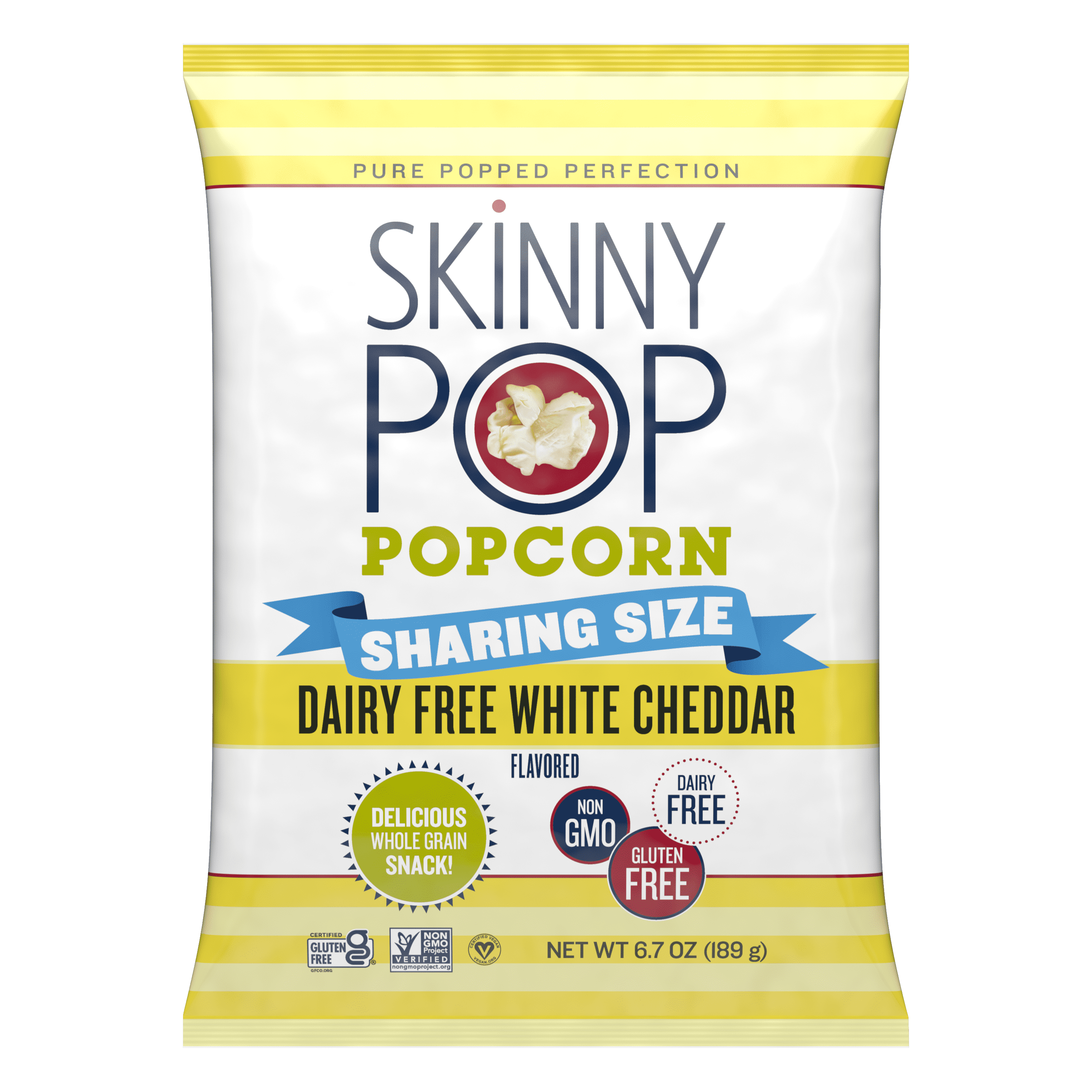 Skinnypop 1PACK,Dairy Free White Cheddar Popcorn - Walmart.com