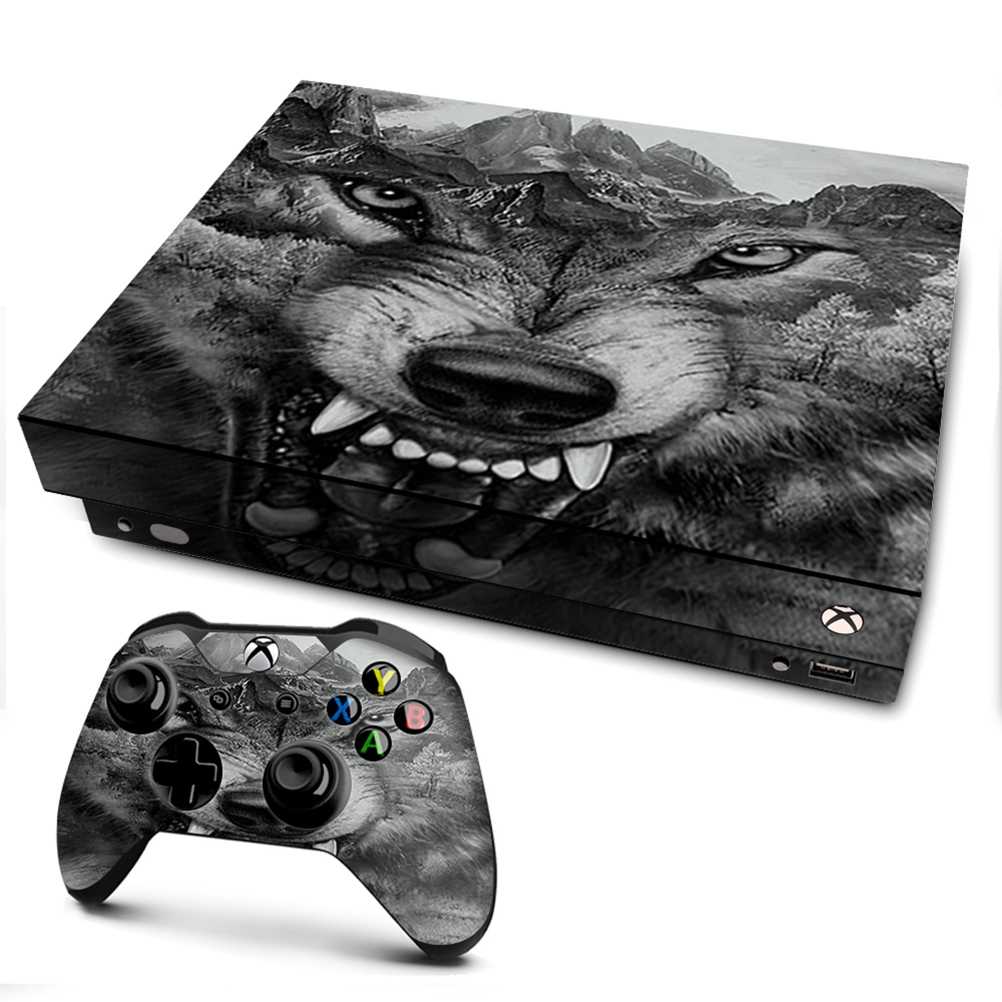 Skins Decal Vinyl Wrap for Xbox One X Console - decal stickers skins ...