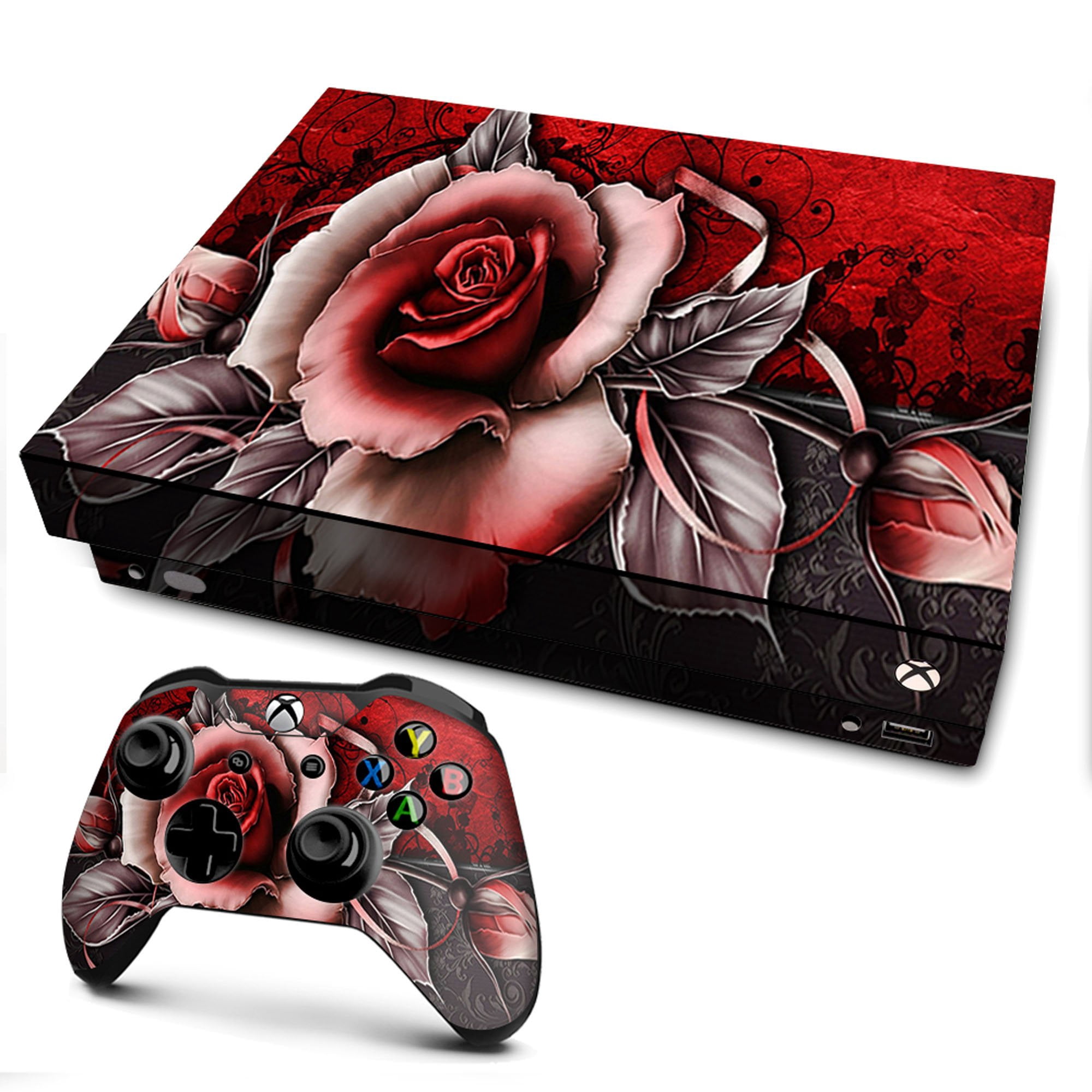 Skins Decal Vinyl Wrap for Xbox One X Console - decal stickers skins ...