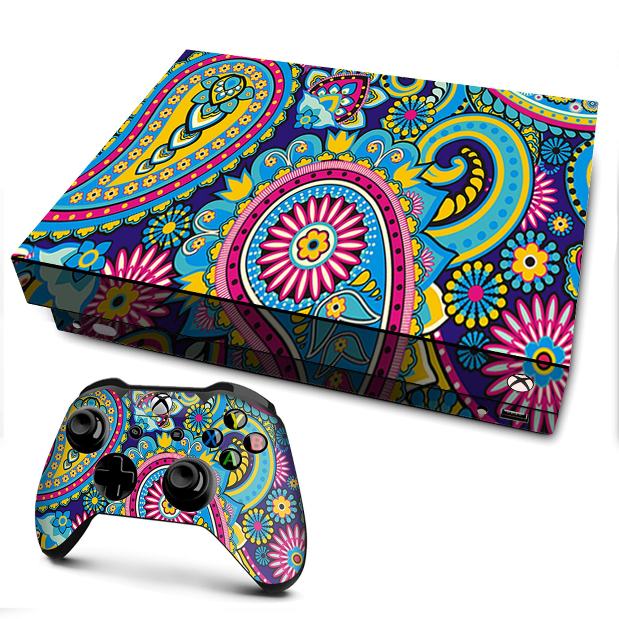 Skins Decal Vinyl Wrap for Xbox One X Console - decal stickers skins ...