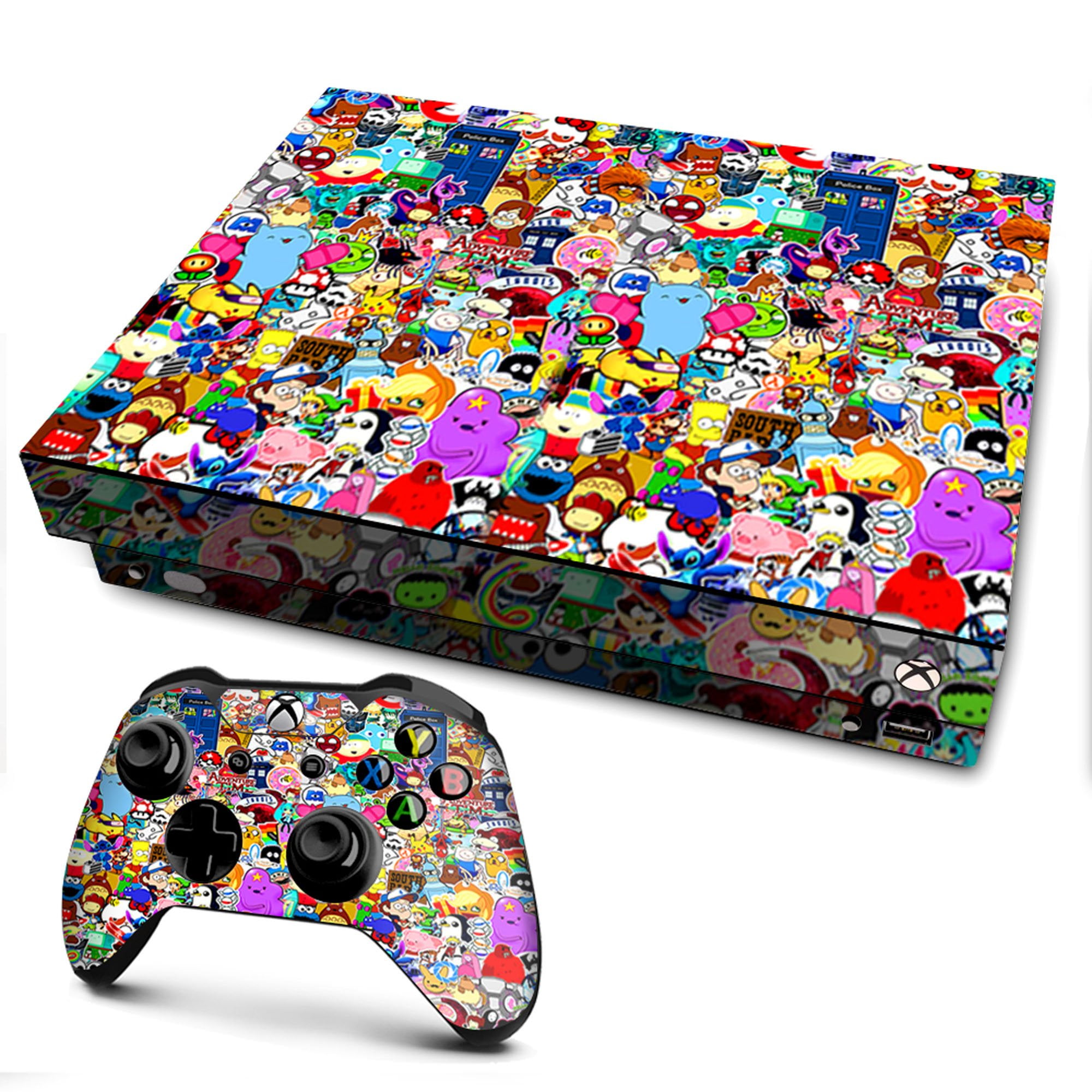 Skins Decal Vinyl Wrap for Xbox One X Console - decal stickers skins ...