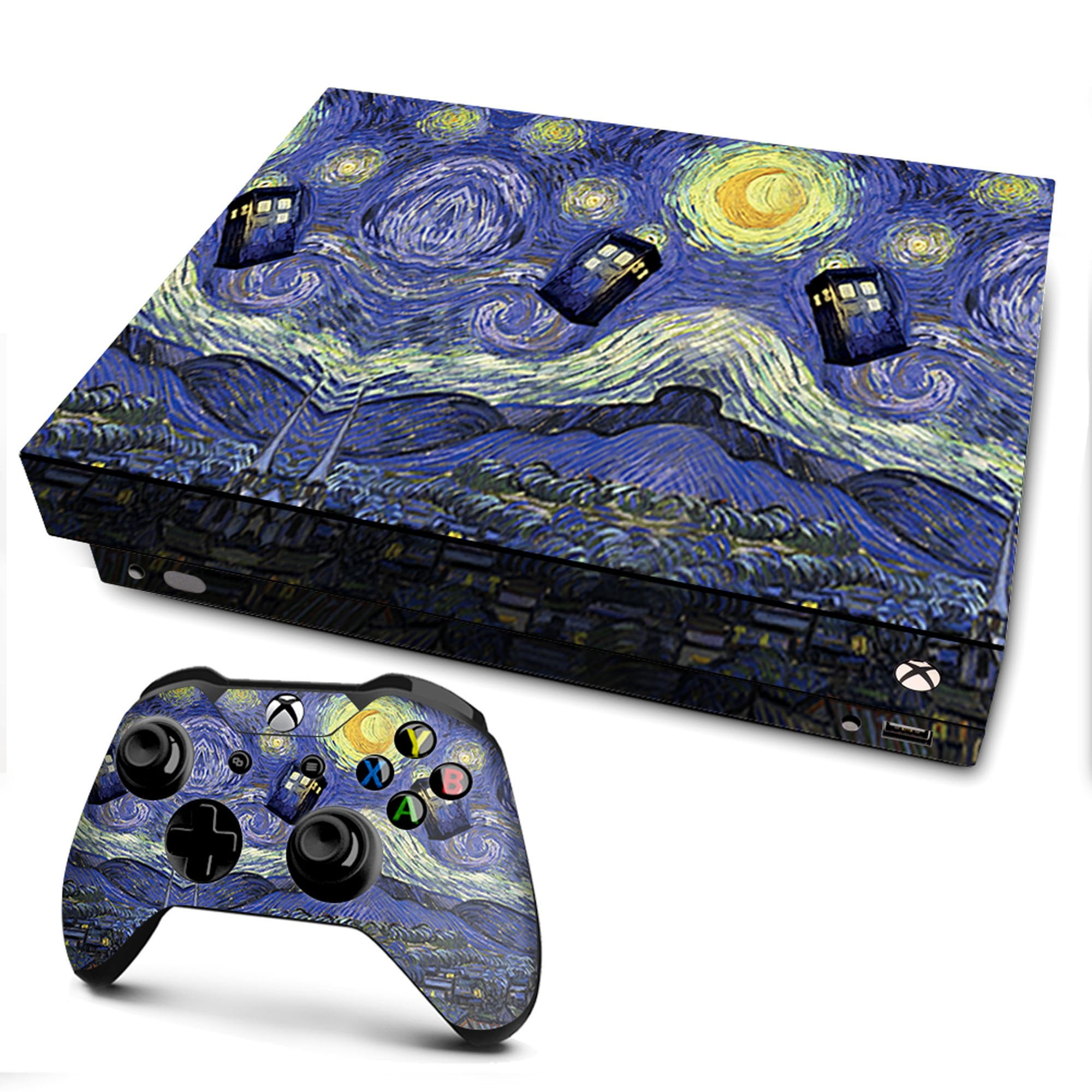 Skins Decal Vinyl Wrap for Xbox One X Console - decal stickers skins ...