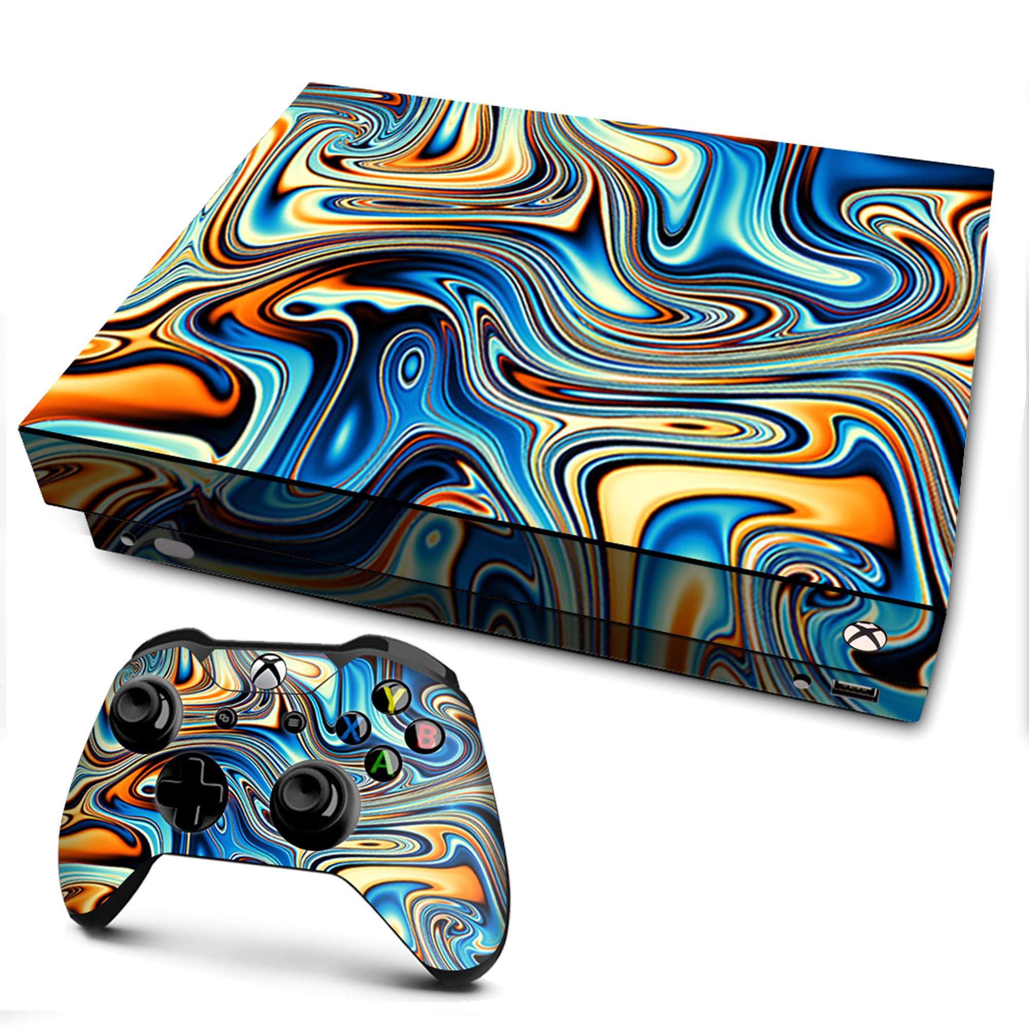 Skins Decal Vinyl Wrap for Xbox One X Console - decal stickers skins ...
