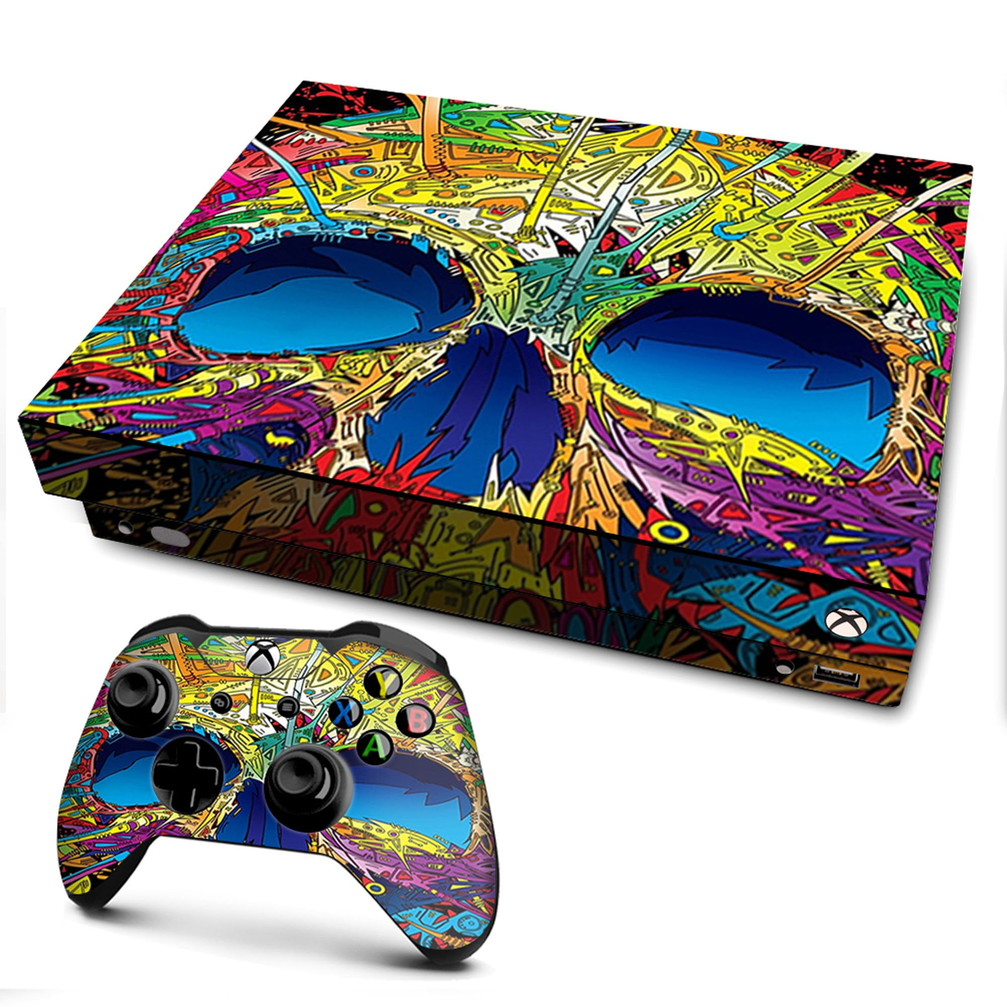 Skins Decal Vinyl Wrap for Xbox One X Console - decal stickers skins ...