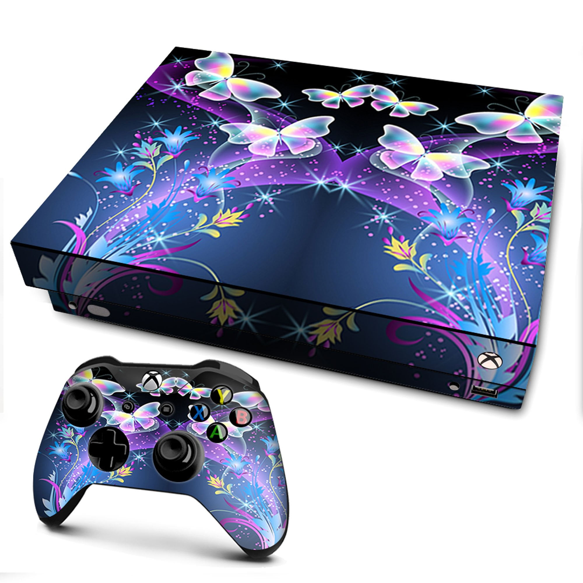 Skins Decal Vinyl Wrap for Xbox One X Console - decal stickers skins ...