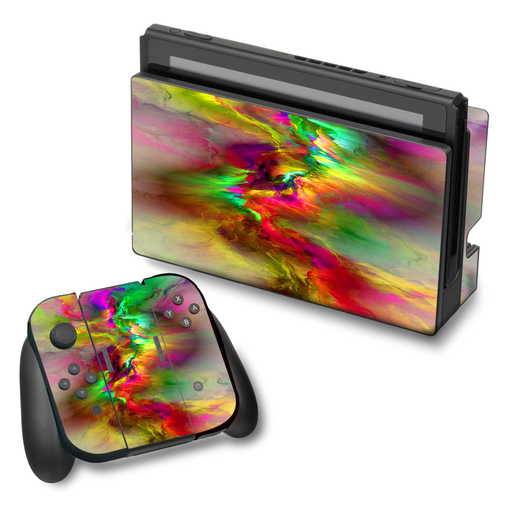 Skins Decals For Nintendo Switch Vinyl Wrap / Color Explosion Colorful ...