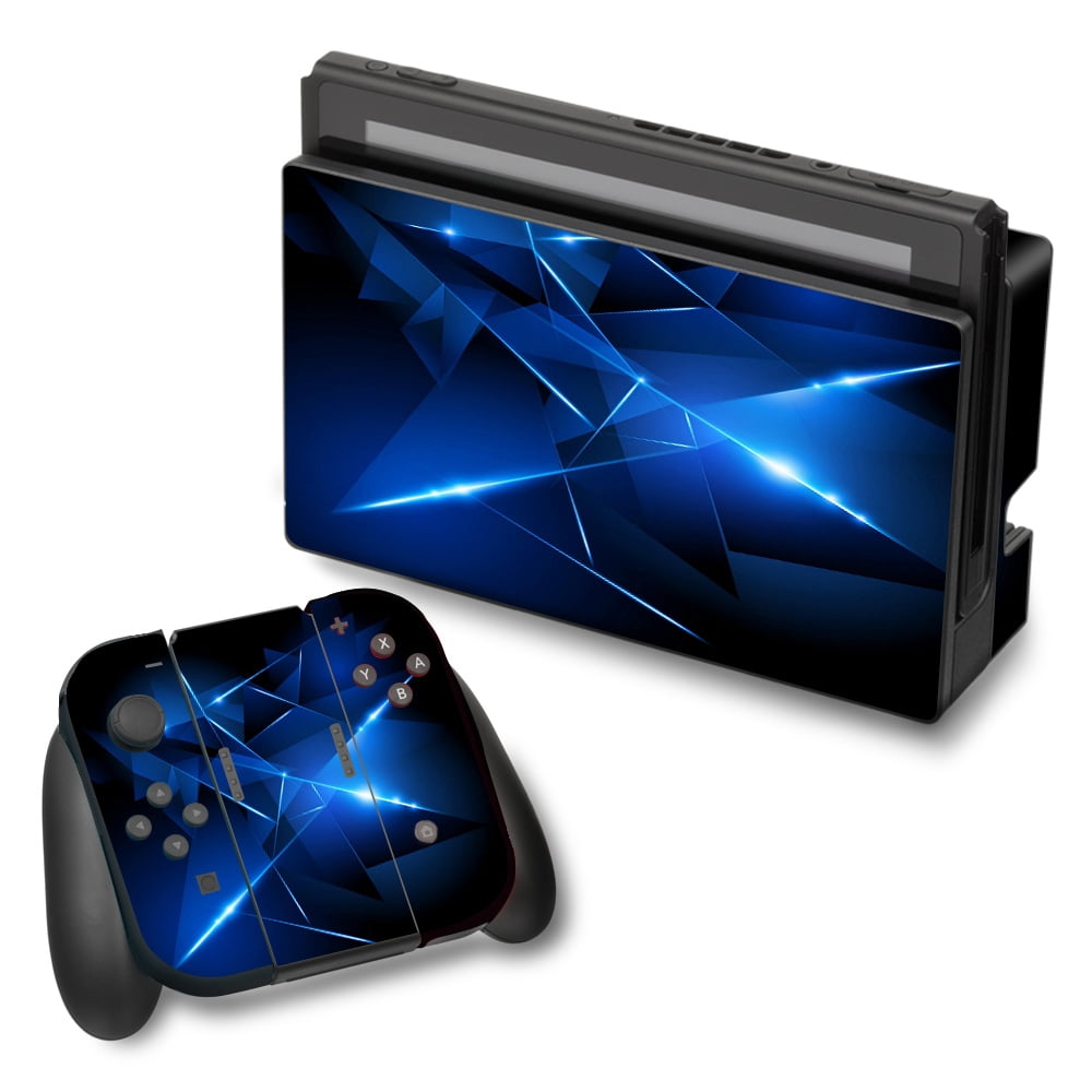 Skins Decals For Nintendo Switch Vinyl Wrap / Triangle Razor Blue ...