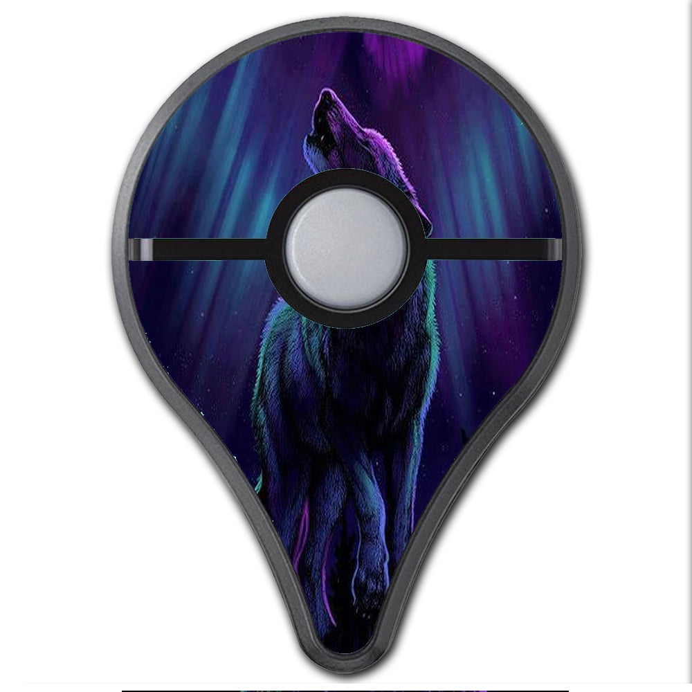 Skins Decals For Pokemon Go Plus (2-Pack) Cover / Wolf In Glowing ...