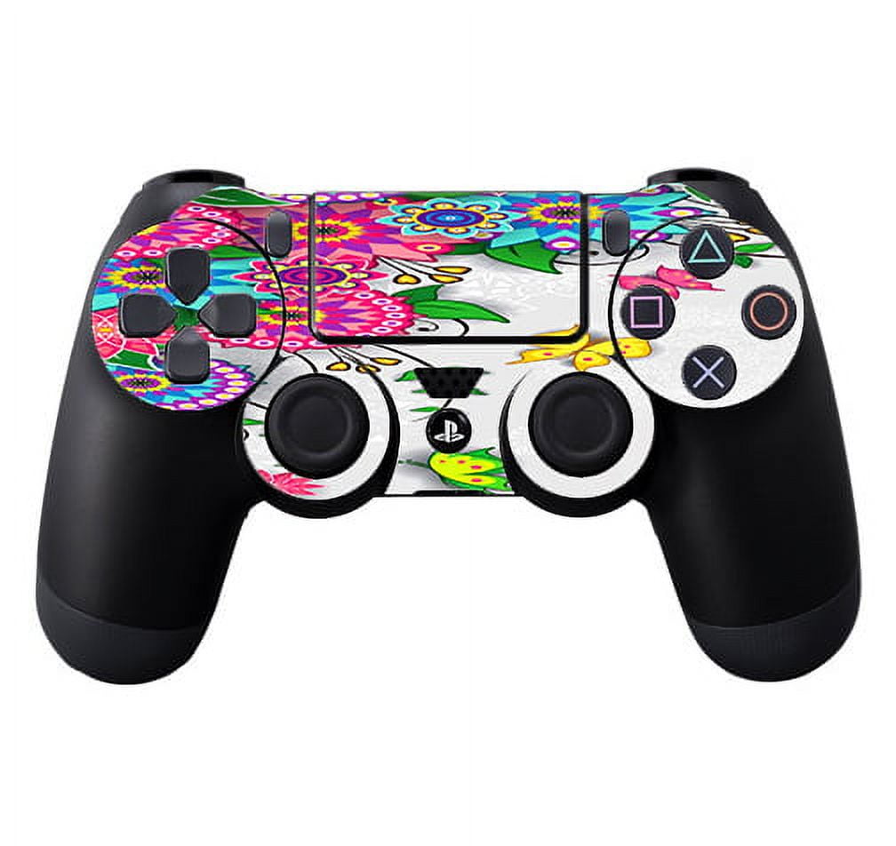 Skins Decals For Ps4 Playstation 4 Controller / Flowers Colorful Design ...