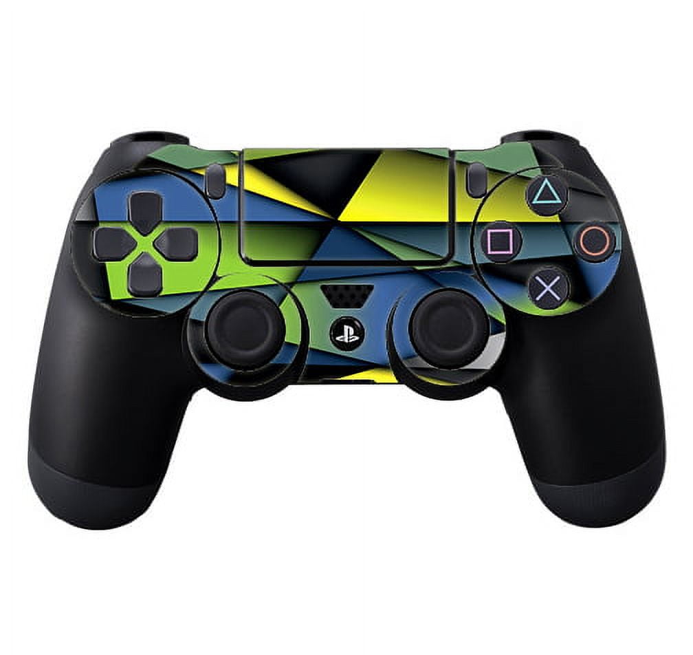 Skins Decals For Ps4 Playstation 4 Controller / Green Blue Geometry ...