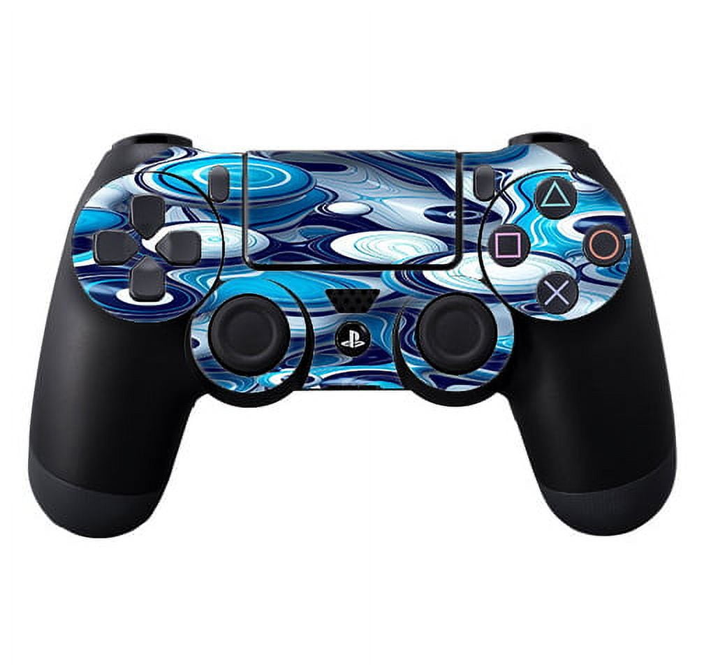 Skins Decals For Ps4 Playstation 4 Controller / Mixed Blue Bubbles ...