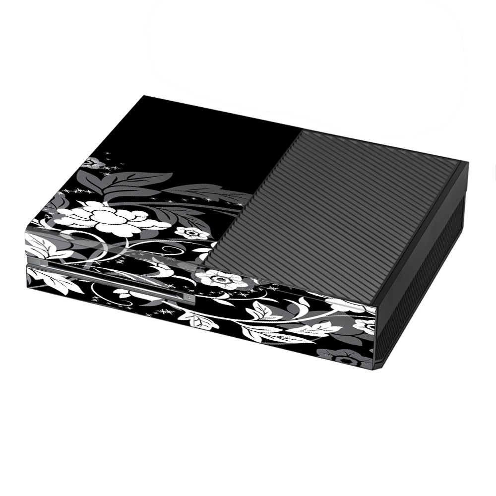 Skins Decals For Xbox One Console / Black Floral Pattern - Walmart.com