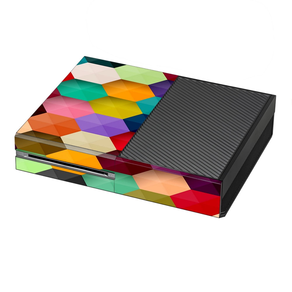 Skins Decals For Xbox One Console / Colorful Geometry Honeycomb ...