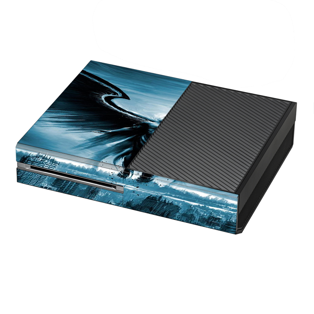 Skins Decals For Xbox One Console / Dark Angel Wings Over City ...