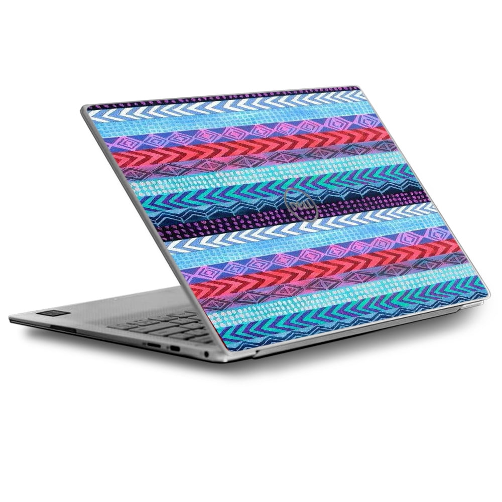 Skins Decals for Dell XPS 13 Laptop Vinyl Wrap / Aztec Blue Tribal ...