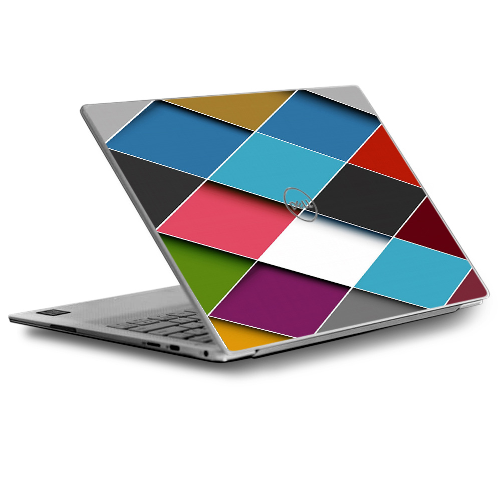Skins Decals for Dell XPS 13 Laptop Vinyl Wrap / Colorful Geometry ...