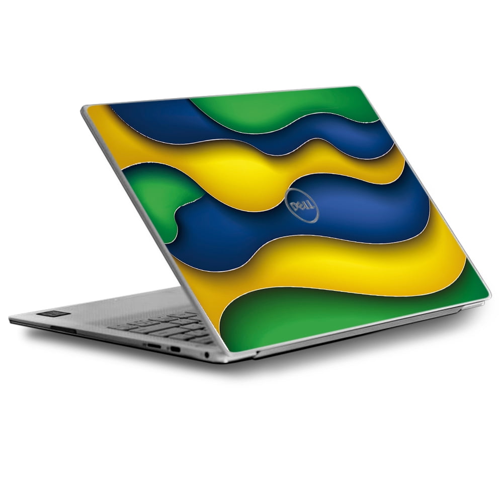 Skins Decals for Dell XPS 13 Laptop Vinyl Wrap / Dripping Colors Brazil ...
