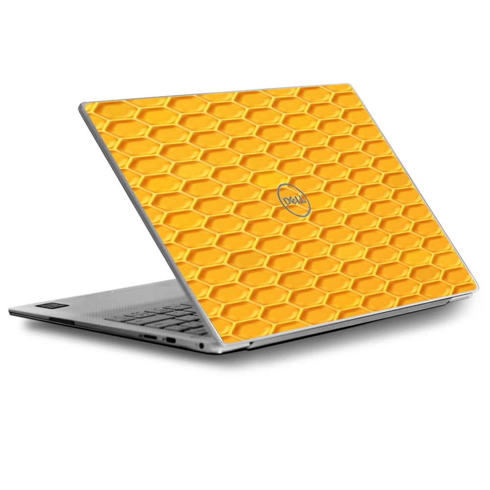 Skins Decals for Dell XPS 13 Laptop Vinyl Wrap / Yellow Honeycomb ...