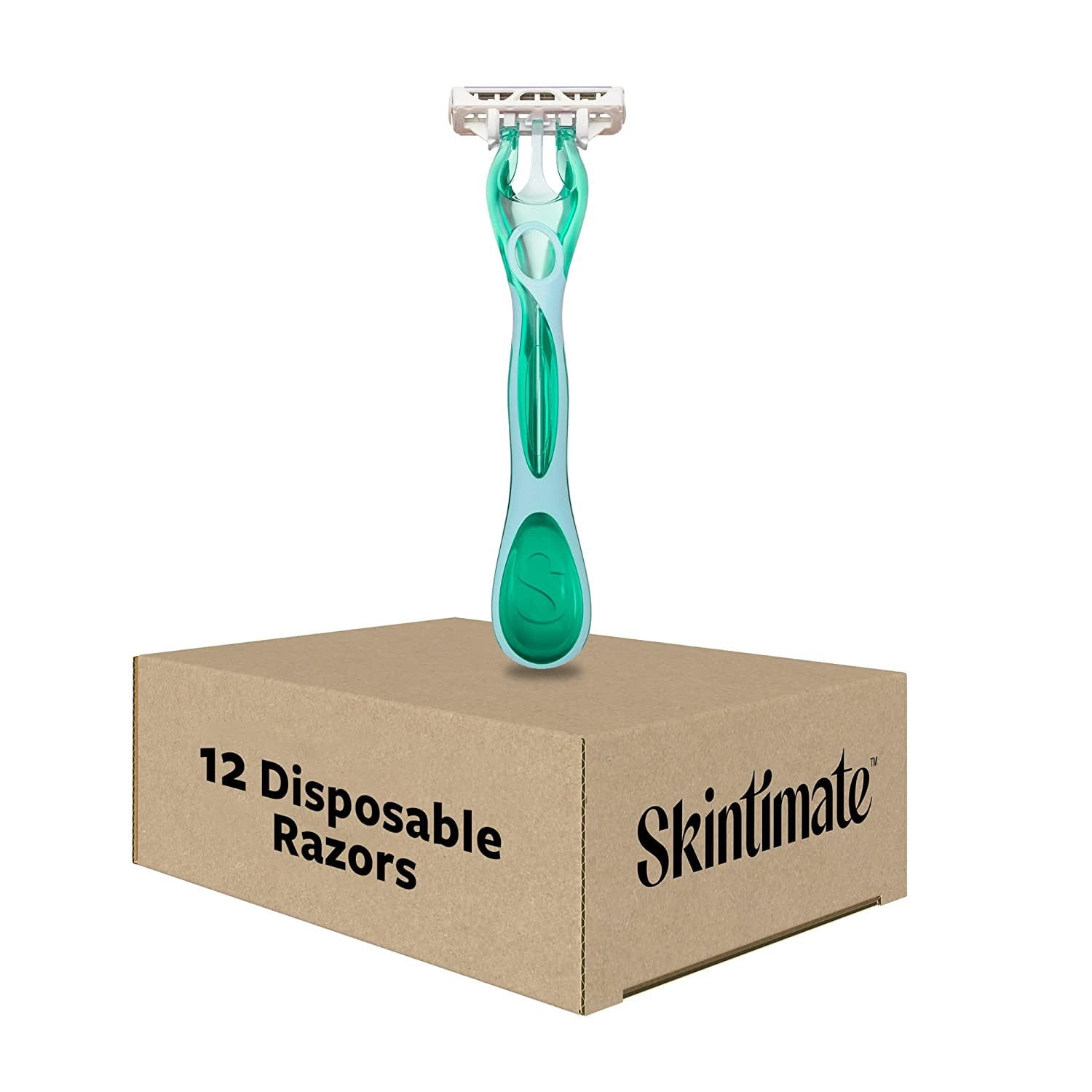 Skintimate 3 Blade Disposable Razor, Sensitive Skin, 4 Count Pack of 3 ...