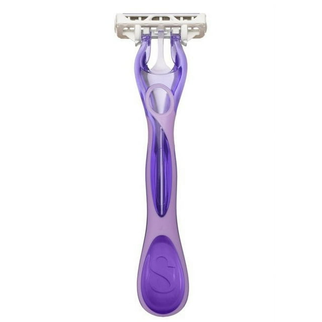 Skintimate Exotic Violet Blooms 4-Blade Women's Disposable Razor, 4 Ct ...