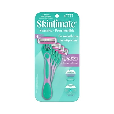 Equate 4 Blade Disposable Razors for Women, 3 count - Walmart.com