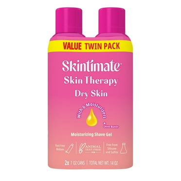4 Pack Skintimate Skin Therapy Shave Gel Dry Skin 7 oz Each - Walmart.com