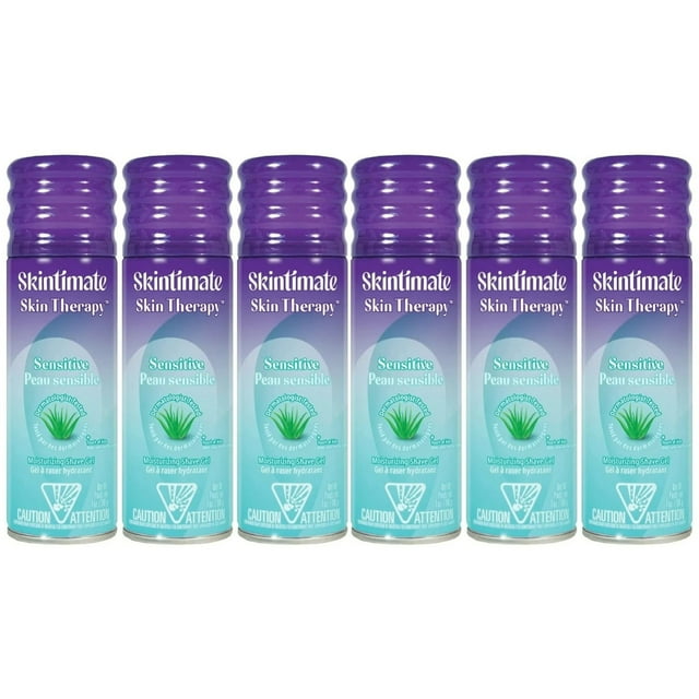Skintimate Skin Therapy Moisturizing Shave Cream, Sensitive Skin 10 oz ...