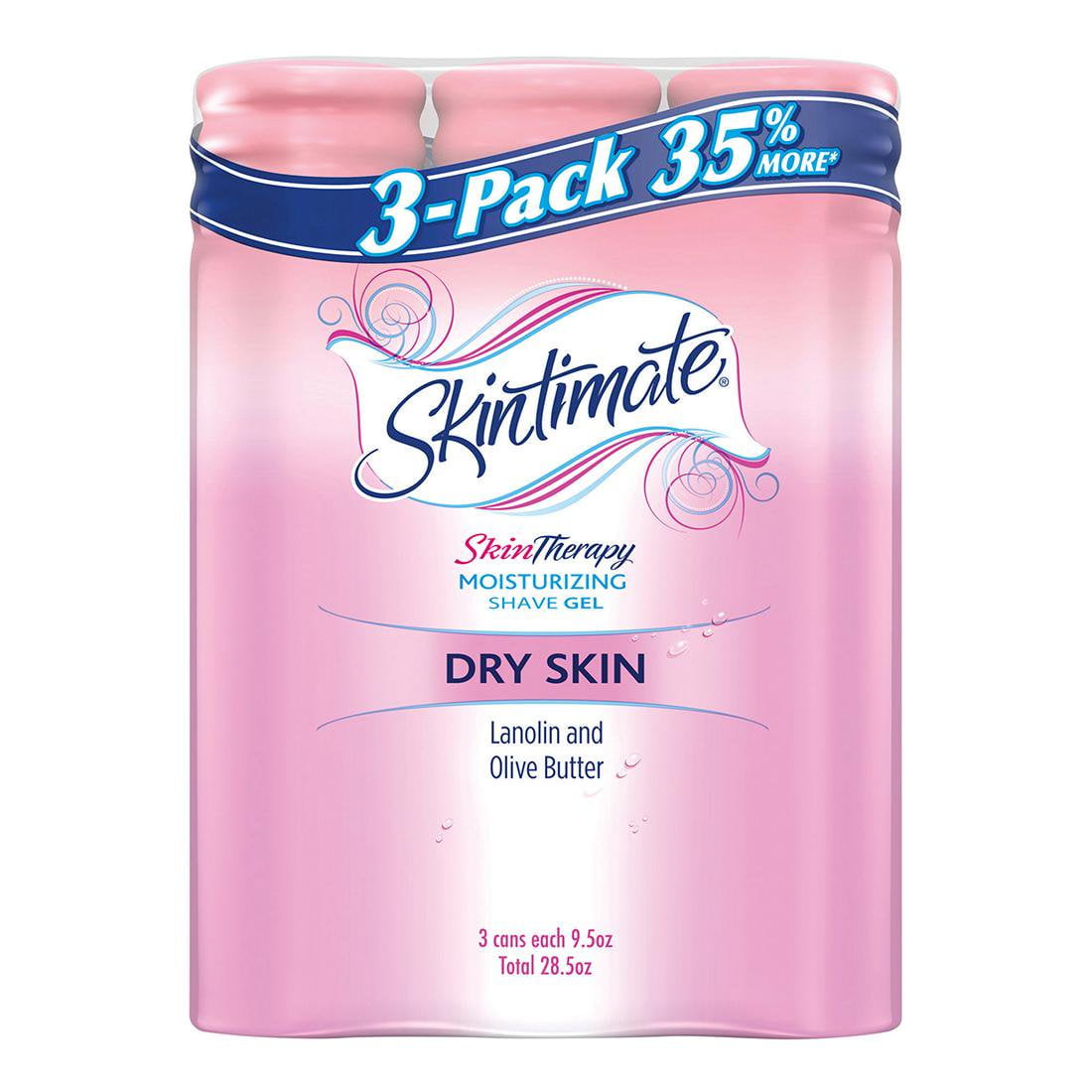 Skintimate Skin Therapy Moisturizing Shave Gel - Women's Smooth Shaving ...