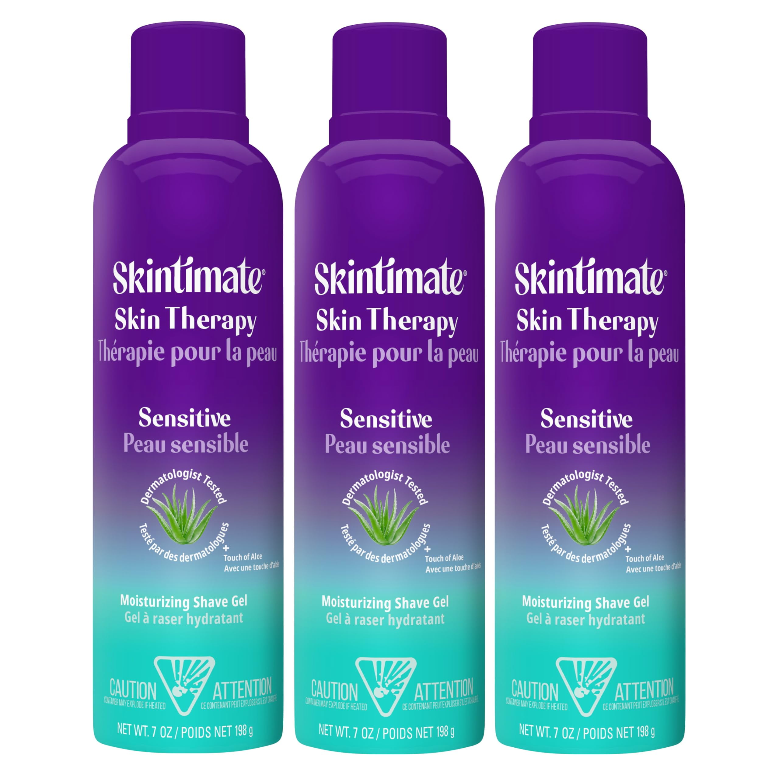 Skintimate Skin Therapy Sensitive Skin Moisturizing Shave Gel for Women ...