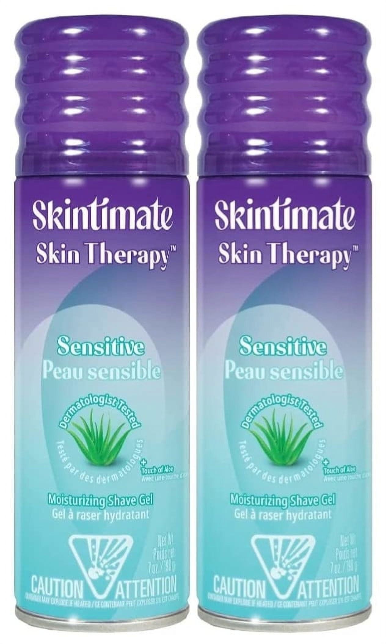Skintimate Sensitive Skin Women's Shave Gel, Vitamin E Aloe Olive ...