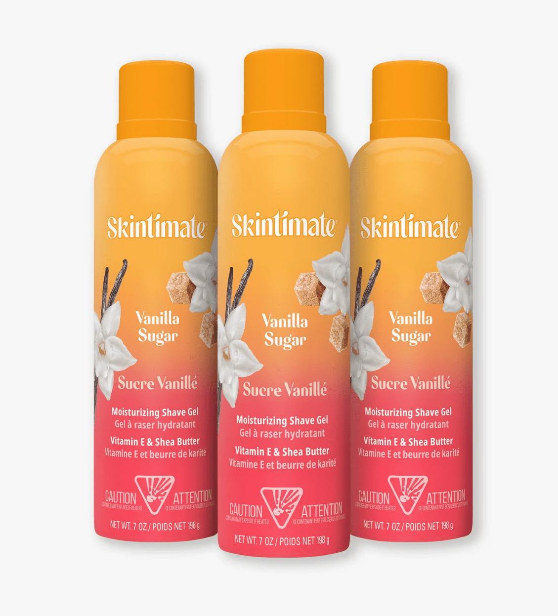 Skintimate® Vanilla Sugar Shave Gel 7 oz (3 Pack) - Walmart.com