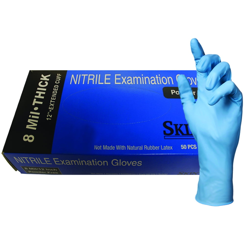Skintx Medical Grade Nitrile Disposable Gloves, ET50005-S-BX, (Pack of ...