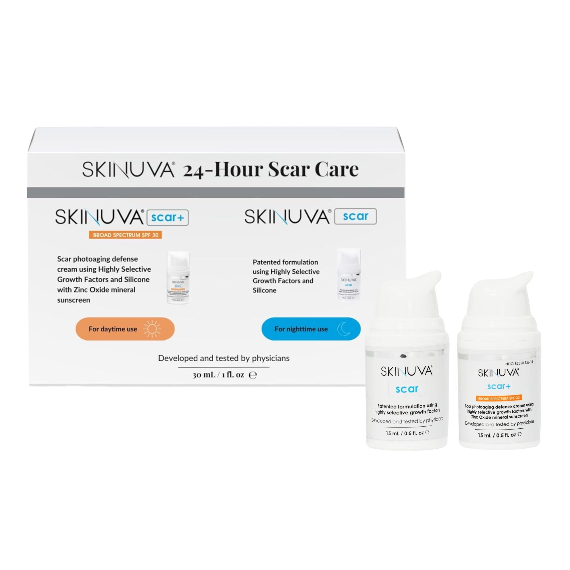 Skinuva® 24 Hour Scar Care System Bundle: Skinuva® Next Generation ...
